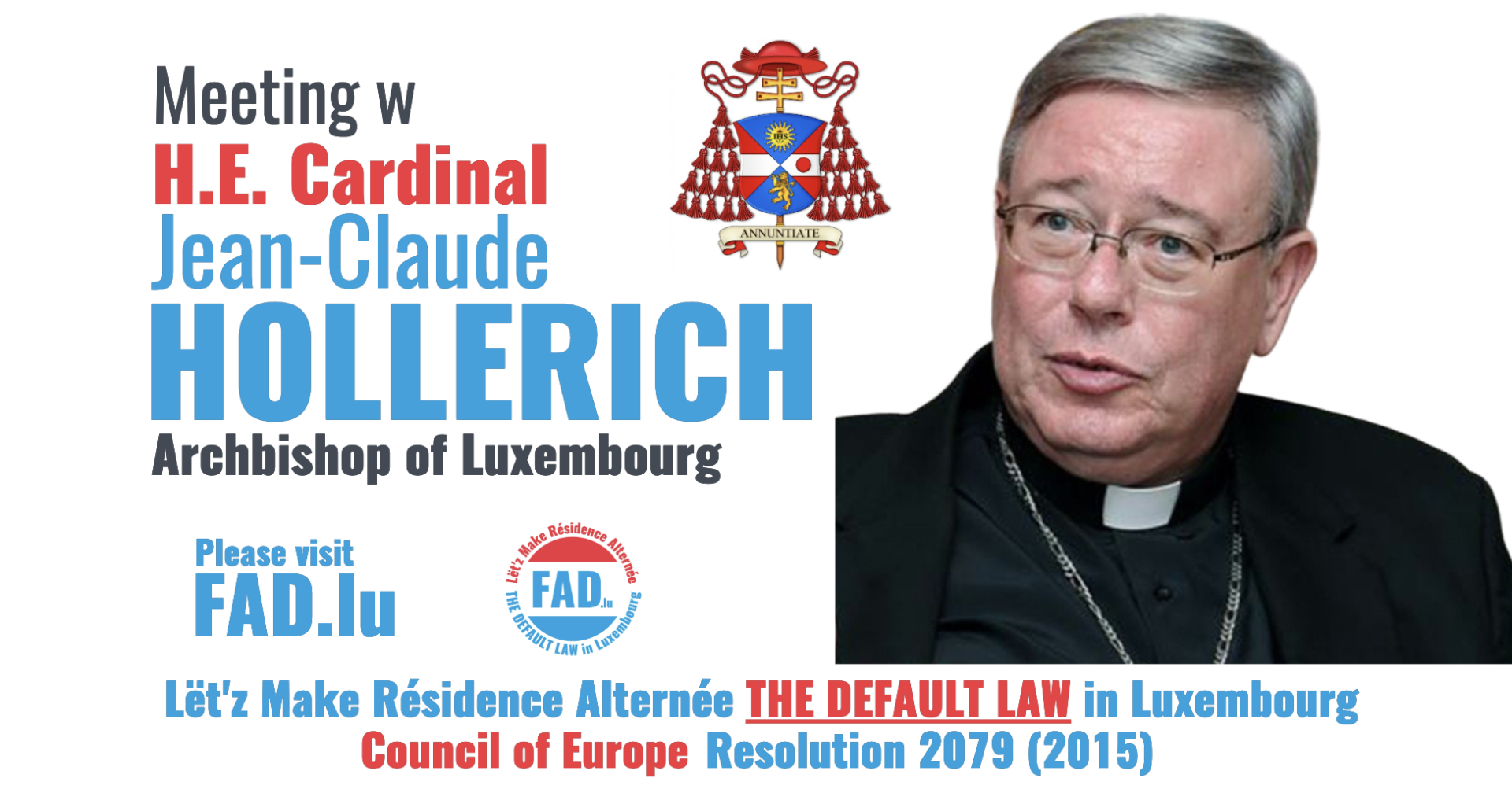 Meeting with H.E. Cardinal Jean-Claude HOLLERICH, Archbishop of ...